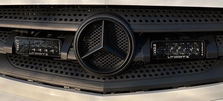 Kühlergrill Halter für LED Zusatzscheinwerfer - Mercedes Sprinter W906 ...